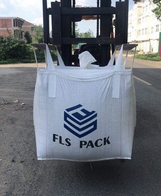 China High Performance FIBC Big Bag Circular Construction With Cross Corner Loop supplier
