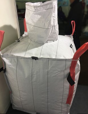 China Anti Static Conductive Big Bag Large Size With Filling Spout Top ISO Approved supplier