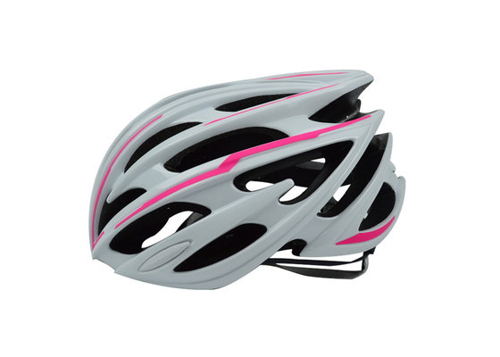 Custom Bicycle Helmet With Visor , 22 Hole Youth Bike Helmet In Mold