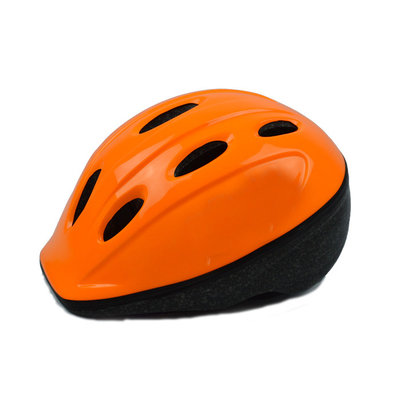 Out Mold PVC Kids Bike Helmet Orange 8 Vents High Anti - Impact CE EN1078 Certificated