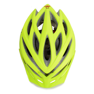 CE Unique Sports Bikes Helmets In - Mold Quick Release Buckle With LED Green