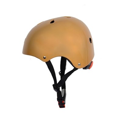 Skate Skateboard Protec Bmx Helmets Golden With Comfortable Inner Padding