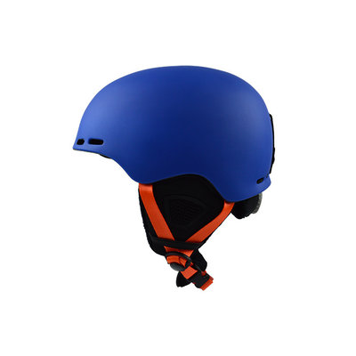 Cool Skiing Helmets With Visors , Blue Snow Child Snow Sports Helmet 8 Vents