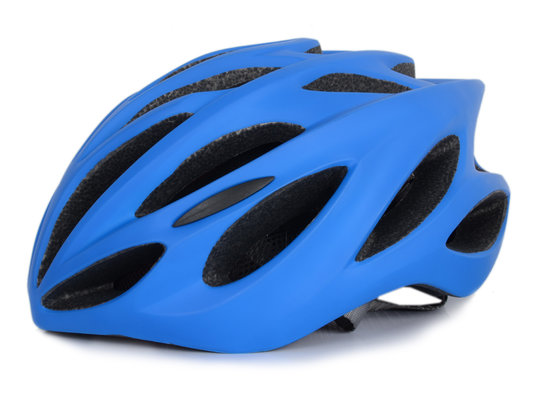 Custom Bicycle Helmet With Visor , 22 Hole Youth Bike Helmet In Mold