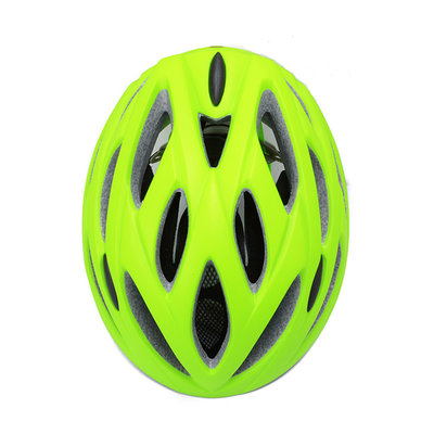 Custom In Mold Helmet Green Safety Child Cycling Helmets Quick Release Buckle
