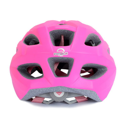 Children In Mold Helmet Mesh Lining , Pink Bicycle Safety Helmets