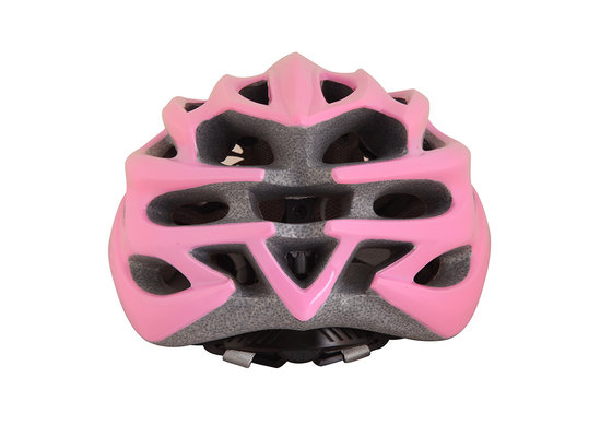 PC Pink Bike Riding Helmets Adult Unique 197g With Washable Liner