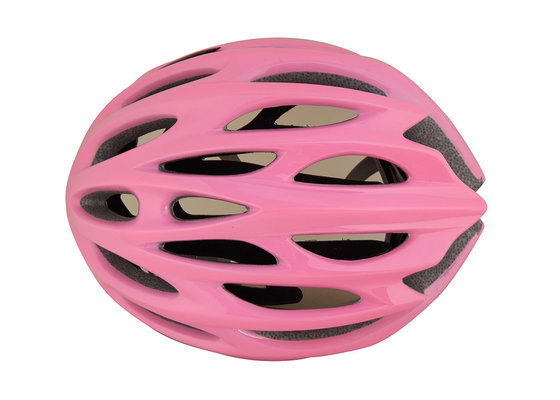 PC Pink Bike Riding Helmets Adult Unique 197g With Washable Liner