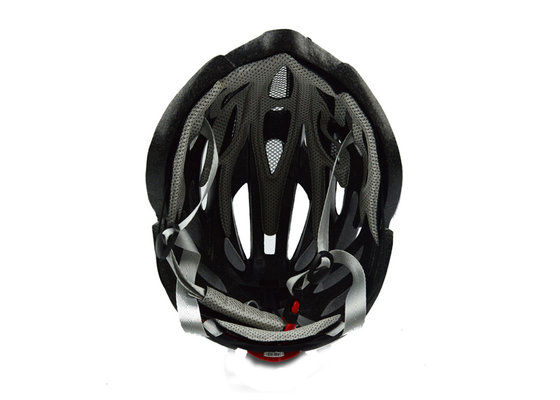 Custom Bicycle Helmet With Visor , 22 Hole Youth Bike Helmet In Mold
