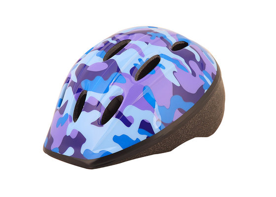 OEM Fashionable Kids Cross Helmet 9 Vents Polycarbonate Shell
