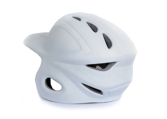 Adults EPS Foam Cool Baseball Pitchers Helmet With CE / SGS / CPSC Certificated