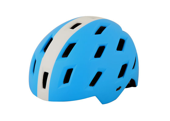 Gray and blue safety bike riding helmets 58cm-61cm l size 220-230g / pc
