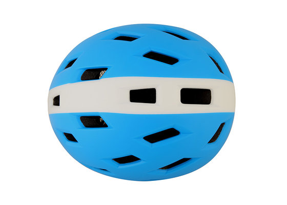 Gray and blue safety bike riding helmets 58cm-61cm l size 220-230g / pc