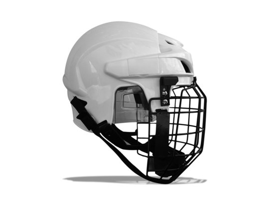 Plastic Injection Mould Youth Football Helmets With EVA Lining Stainless Steel Face Mask