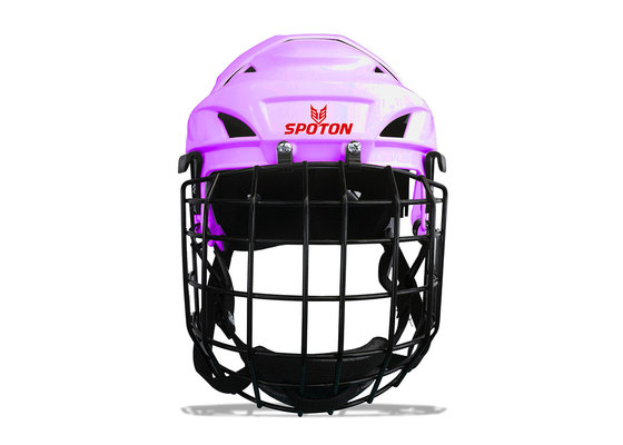58 - 61 cm 14 Holes Colorful Adult Youth Football Helmets With Stainless Steel Face Mask