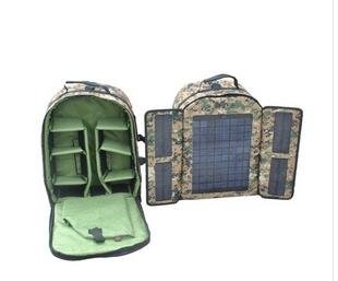 fashionable outdoor solar backpack ,solar climbing bag