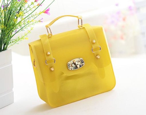 Wholesale Summer Transparent Ladies Bag Candy Beach Bag