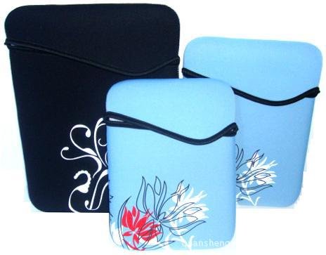 black Neoprene Laptop Bag 15&quot;