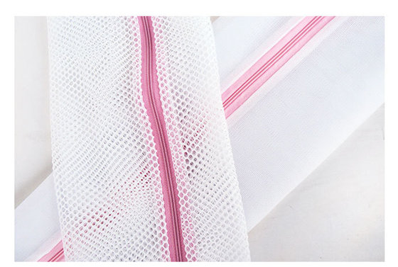 Double folding laundry bag mesh