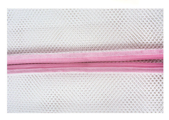 Double folding laundry bag mesh