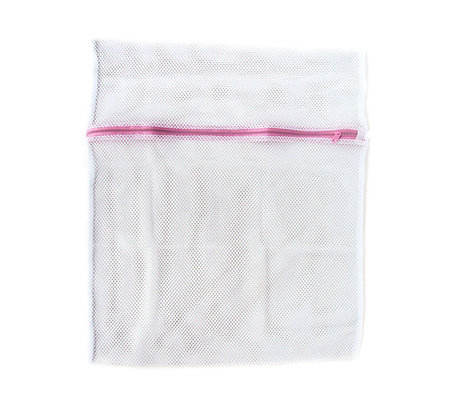 Double folding laundry bag mesh