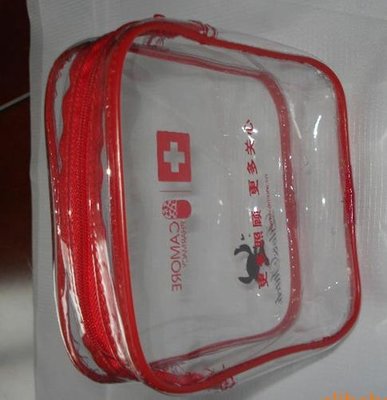 factory direct supply PVC transparent first aid kit