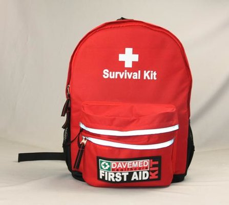 factory price outdoor first aid backpack,emergency survival bag