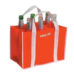 6 bottle reusable drink non woven wine bag
