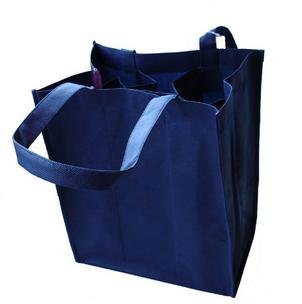 6 bottle reusable drink non woven wine bag