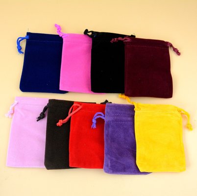 Customized Logo Wholesale Eco-Friendly Velvet bags/Velvet pouch