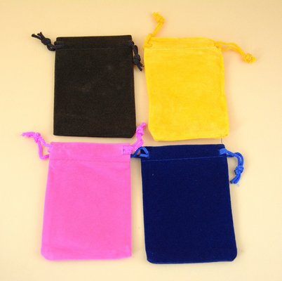 Customized Logo Wholesale Eco-Friendly Velvet bags/Velvet pouch