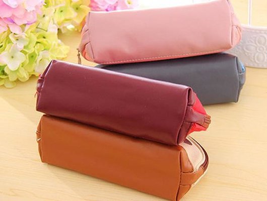 Promotional pencil bag,pvc pencil bag,leather pencil bag/case