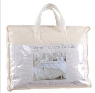 high quality pvc zipper quilt bag