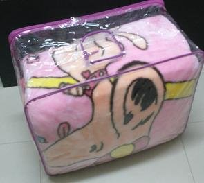 high quality pvc zipper quilt bag