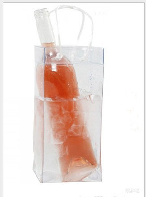 Recyclable Clear PVC Wine Ice Bag