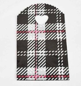 Custom design printed T-shirt plastic shopping bags