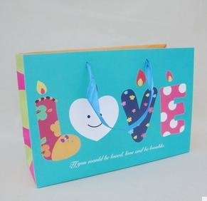 2014 new design christmas gift paper bag