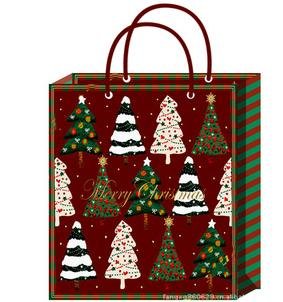 Christmas Gift Paper Bag/kraft paper/cardboard shopping bag