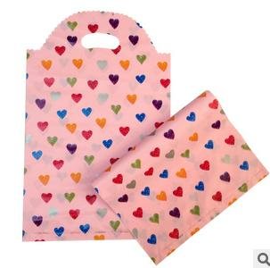 low price shopping plastic bag ,gift handle bag