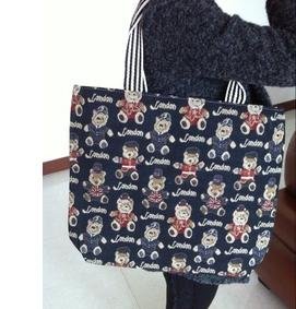 Eo friendly cotton canvas shopping bag wholesale