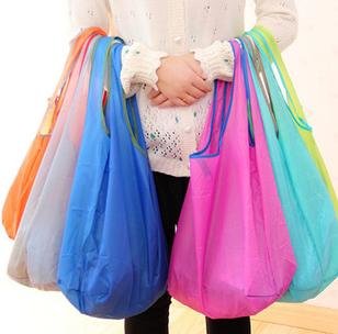 Promotional polyester foldable shopping bag ,supermarket bag