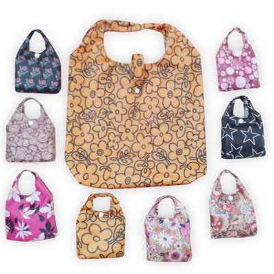 waterproof printed polyester mommy shopping bag