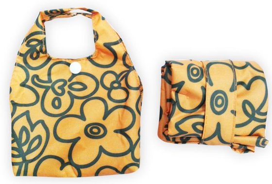 easy carry foldable polyester shopping bag