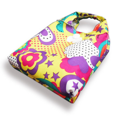 easy carry foldable polyester shopping bag