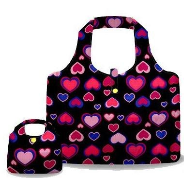 polyester shopping bag with tote