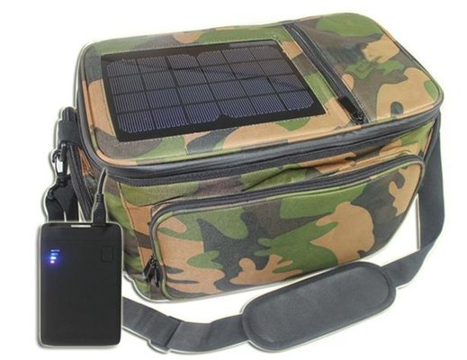 solar fishing bag, solar ice bag, solar charging bag