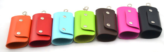 PU leather purse,  car  keychain purse