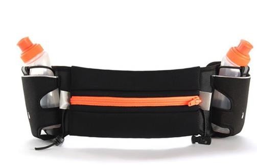 2016 promotion cheap running waist pack with water bottle