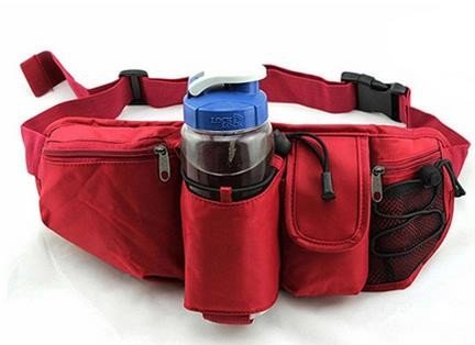 waterproof waist bum bag ，sports money running belt bags water bottle pouch pack