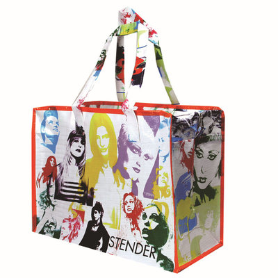 Customized Lead-free BOPP Laminated Green Woven PP Bag,shipping bag